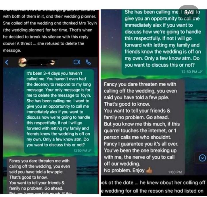 Leaked Break-up messages between Alex and Fancy surfaces online ...